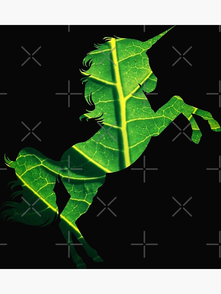 Póster «Hoja de unicornio» de HiddenStar02 | Redbubble