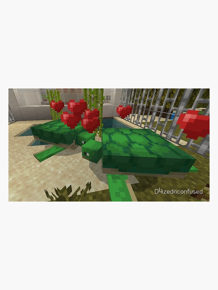 "Minecraft turtles " Sticker by D4zednconfused | Redbubble