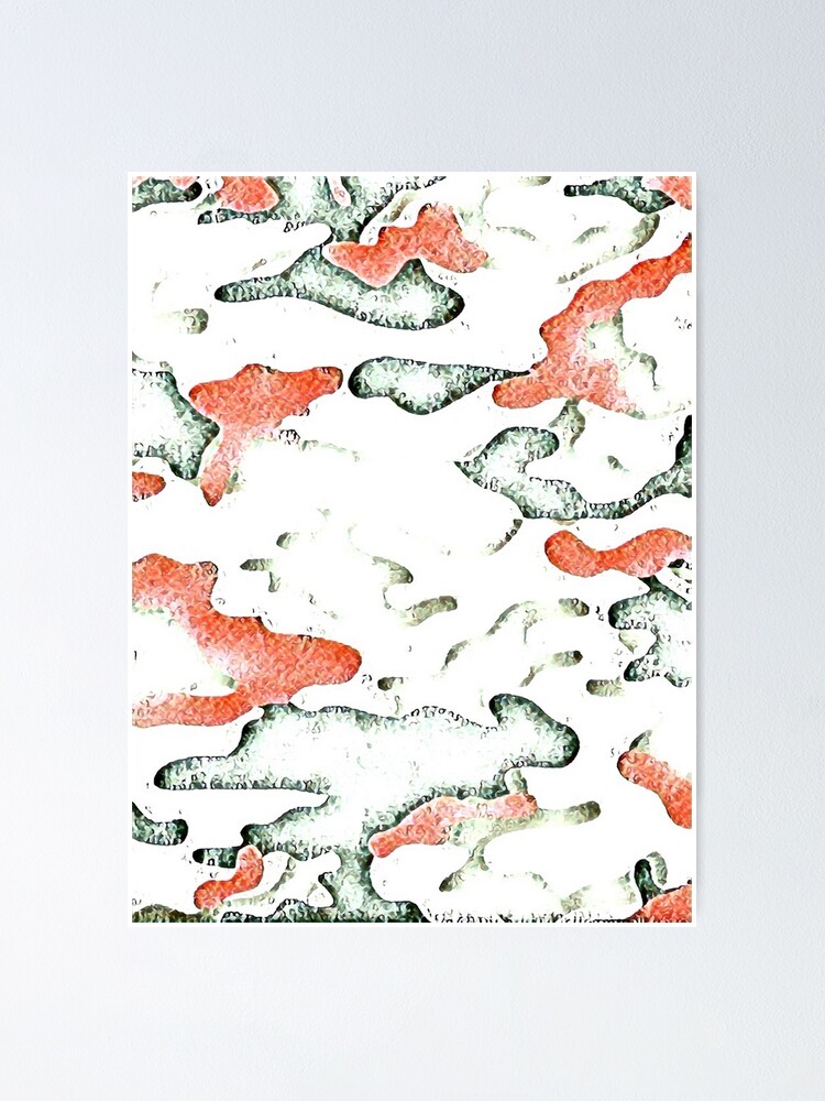 "Faded Camo" Poster by willybadu | Redbubble