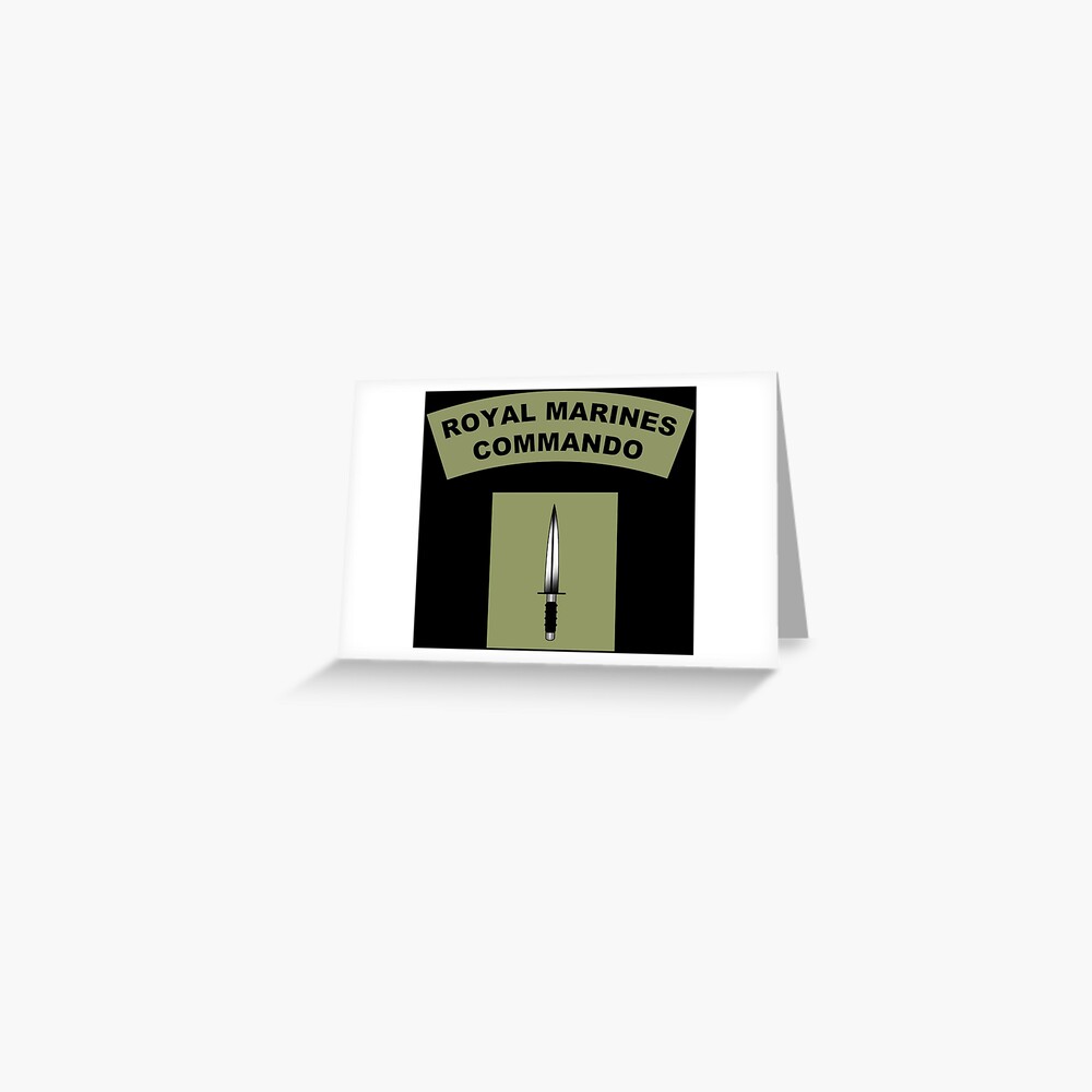 "Royal Marines Commando Flash" Greeting Card by wordwidesymbols | Redbubble