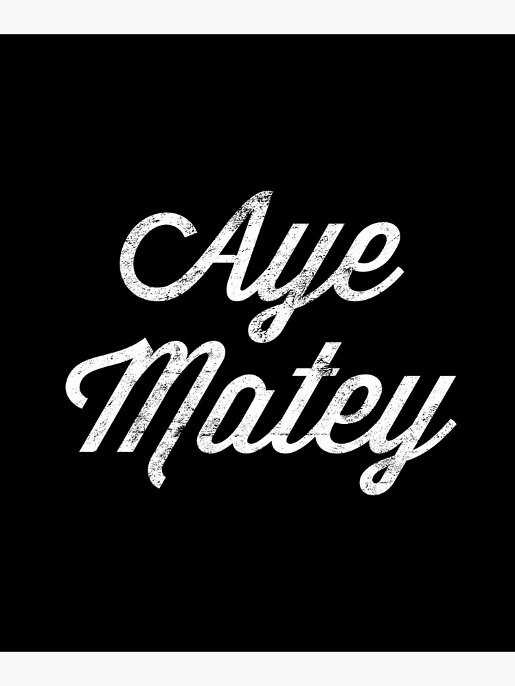 "Aye Matey design I'm 80 graphic 80th Birthday print" Poster for Sale by farhanhafeez | Redbubble