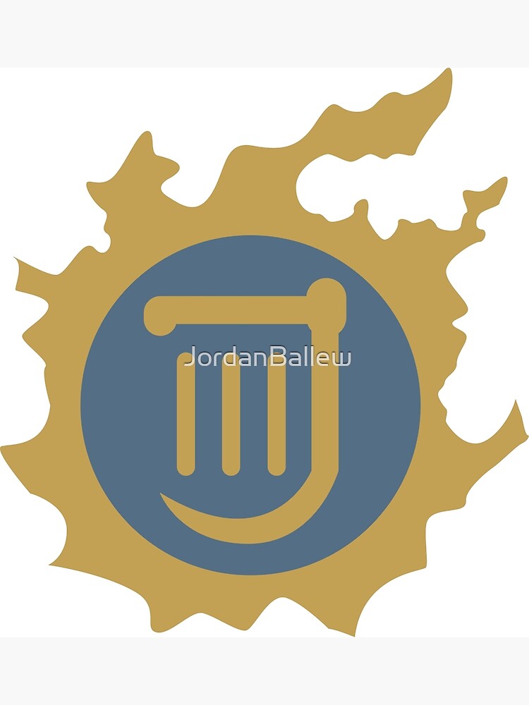 "FFXIV - Bard Icon (Color)" Art Print by JordanBallew | Redbubble