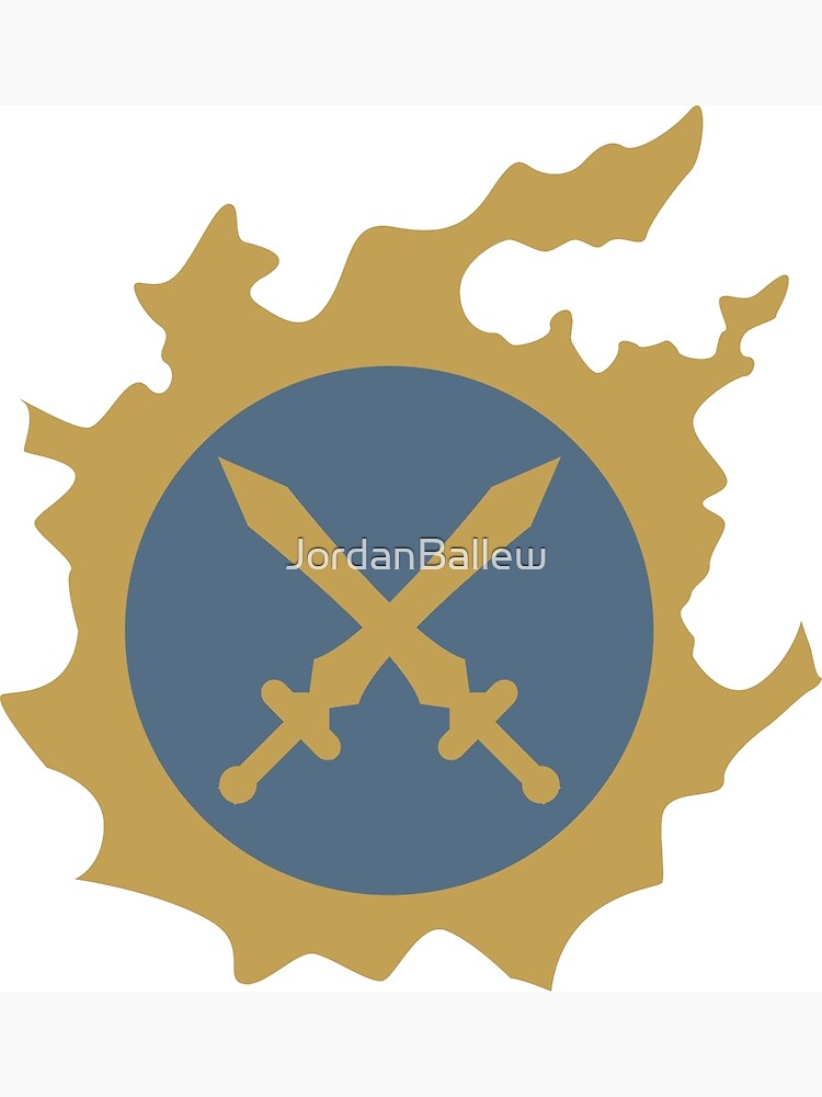 "FFXIV - Gladiator Icon (Color)" Poster by JordanBallew | Redbubble