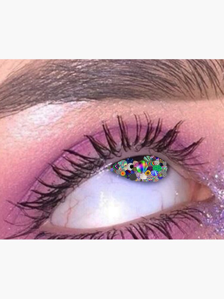 "Trippy eye" Sticker by Lizards102 | Redbubble