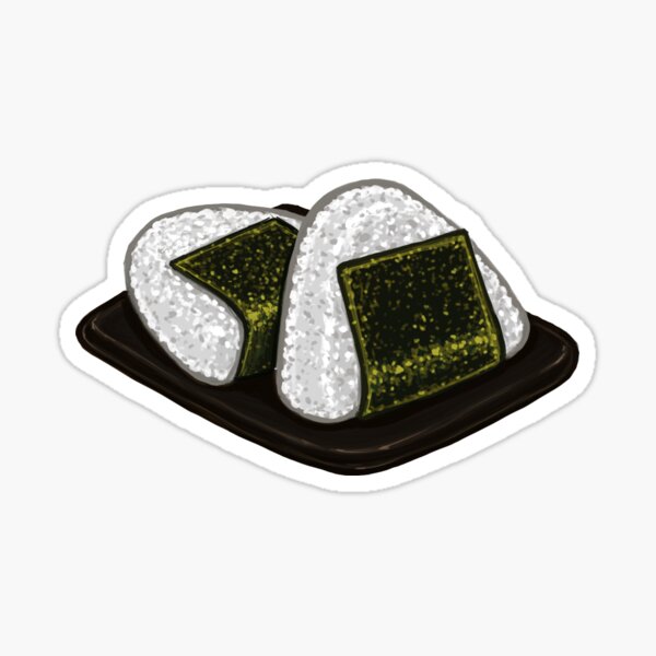 "onigiri" Sticker by MidaDesigns | Redbubble