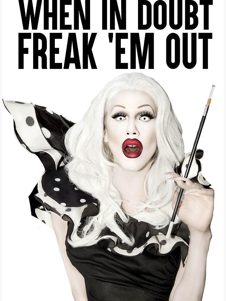 "FREAK EM OUT" Art Print for Sale by shantaysashay | Redbubble