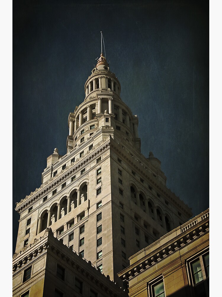 "Cleveland Union Terminal Tower" Poster by MClementReilly | Redbubble