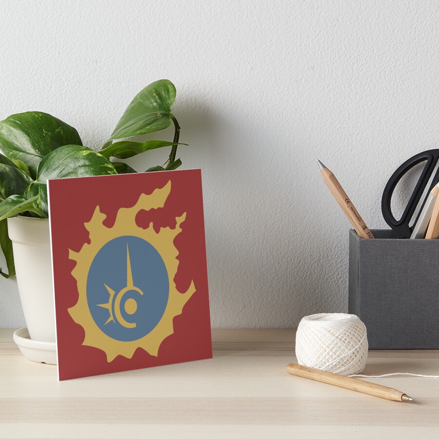 "FFXIV - Red Mage Icon (Color)" Art Board Print for Sale by ...