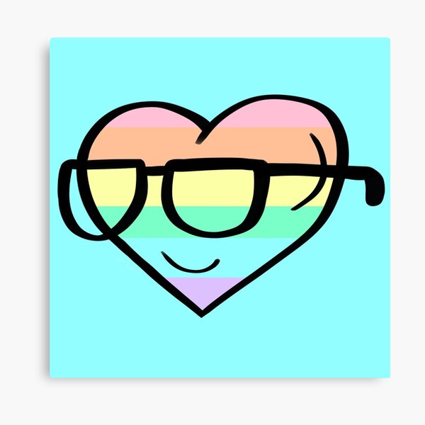 "Pastel Rainbow Galaxy Patton Sanders Logo" Canvas Print for Sale by ...