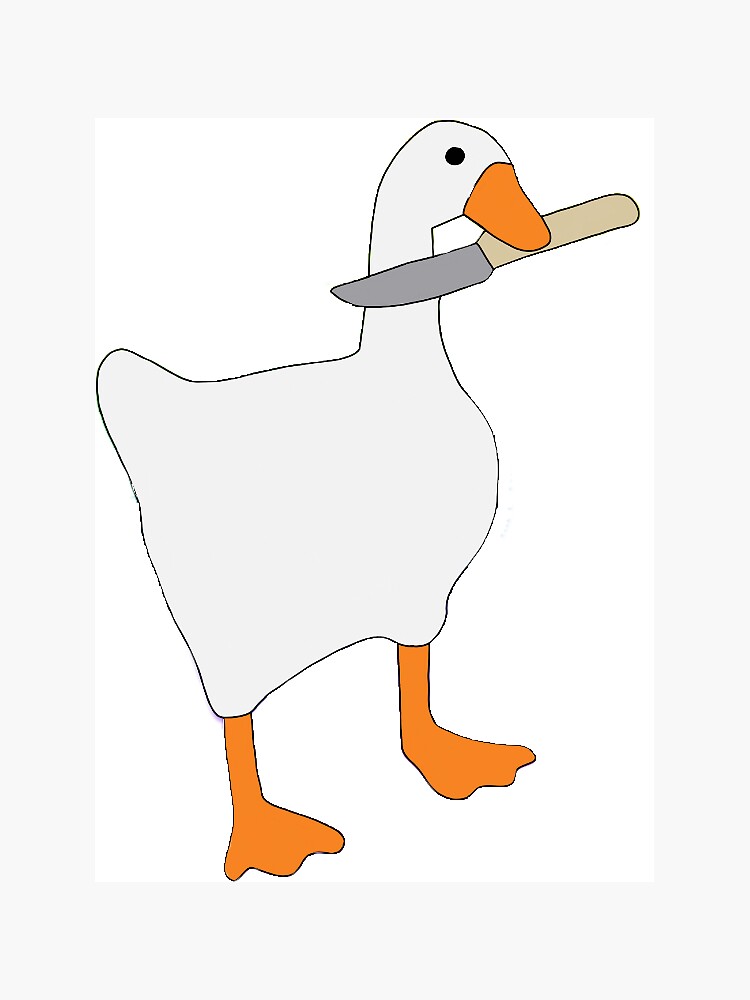"untitled goose game sticker" Magnet by x-murphyarts-x | Redbubble