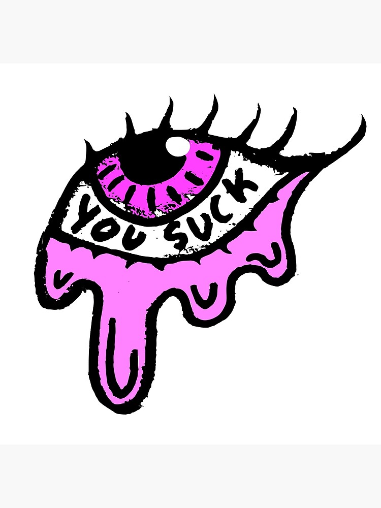 "drippy eye" Art Board Print for Sale by vvale44 | Redbubble