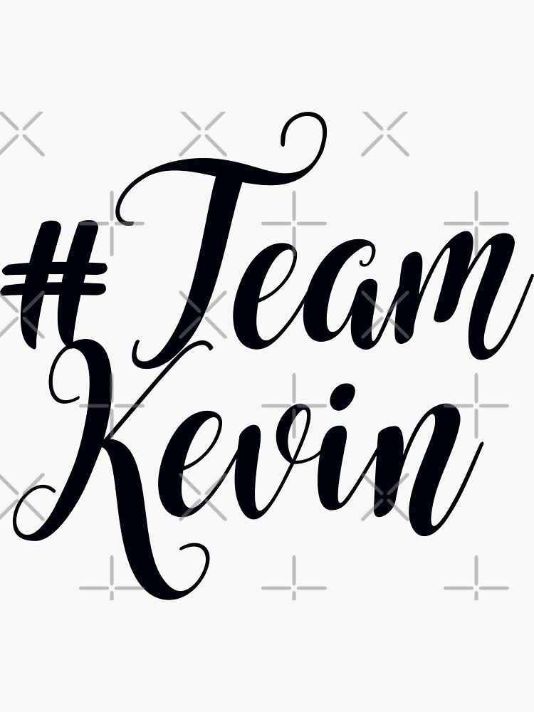 "#Team Kevin" Sticker for Sale by Olivia3175 | Redbubble