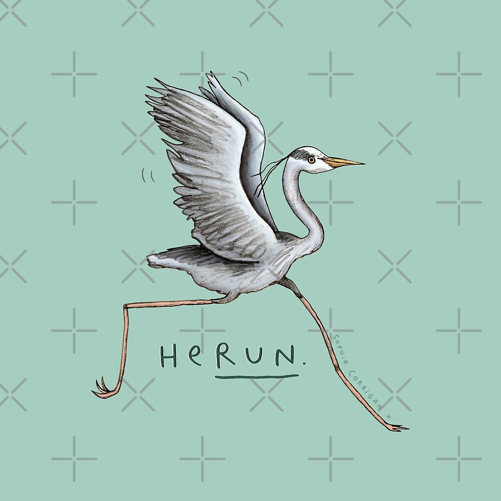 "HeRUN" by Sophie Corrigan | Redbubble