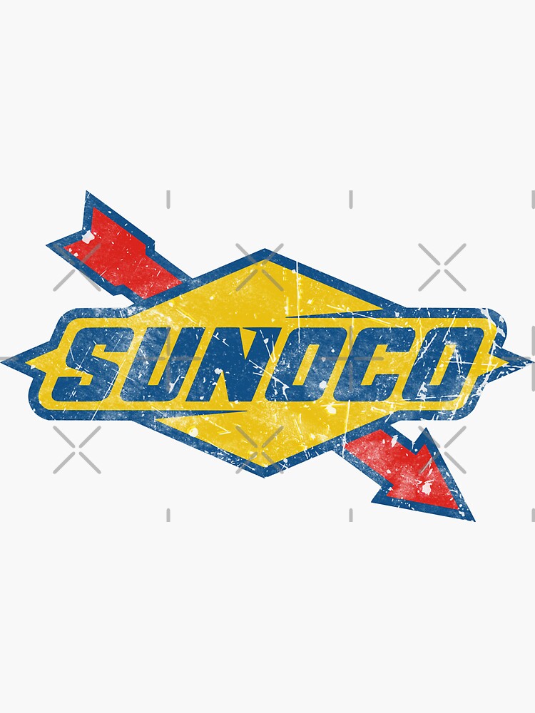 "Sunoco Vintage Oil Company" Sticker for Sale by quark | Redbubble
