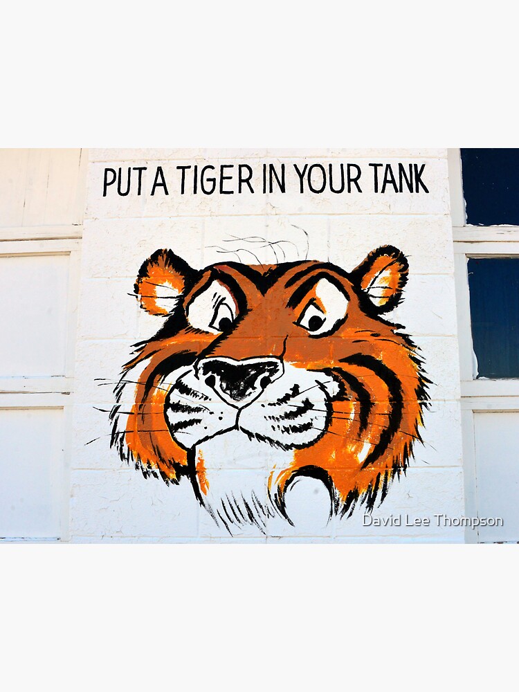 "Tony the Tiger along route 66" Sticker for Sale by dltphoto | Redbubble