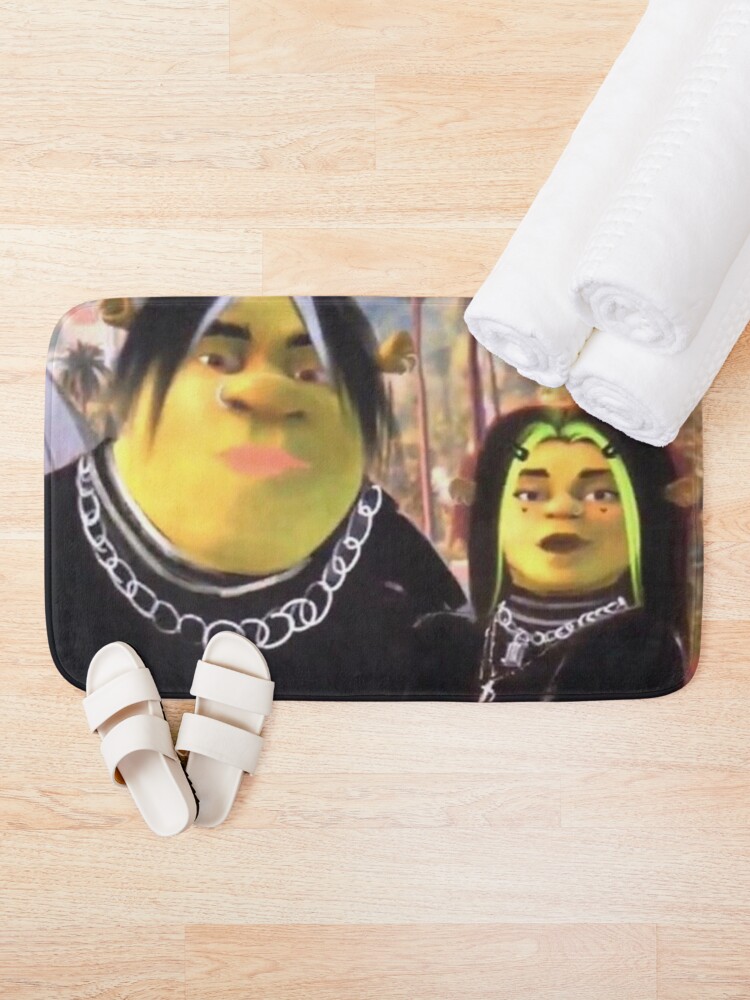 eboy shrek and egirl fiona | Bath Mat sold by Danny Miller | SKU ...