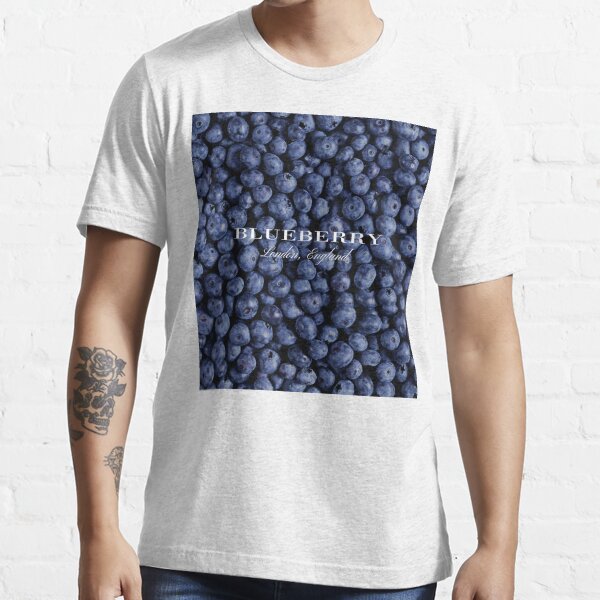 "Blueberry London England (Classic With Background)" T-shirt for Sale ...