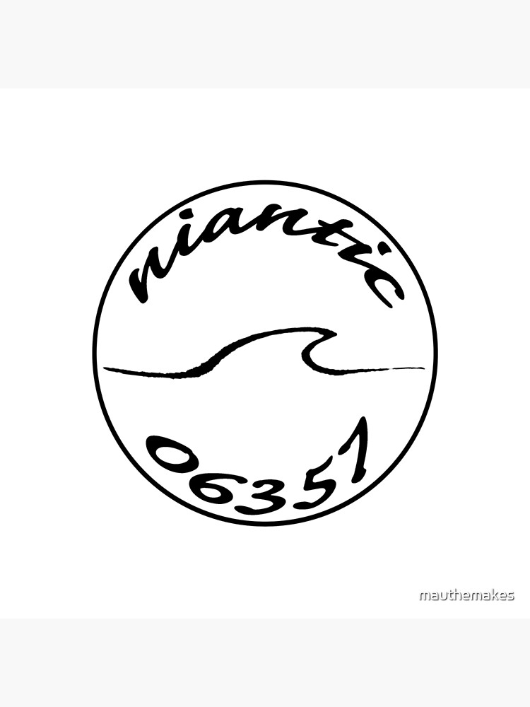 "Niantic CT" Poster by mauthemakes | Redbubble