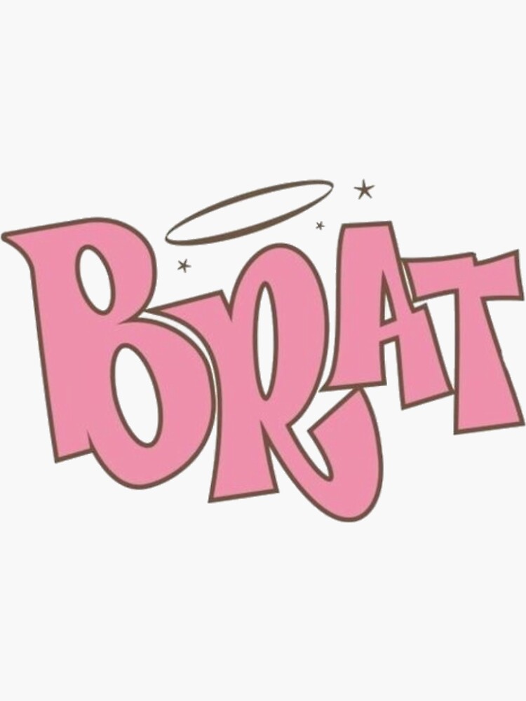 "Brat " Sticker for Sale by avabuckwald | Redbubble