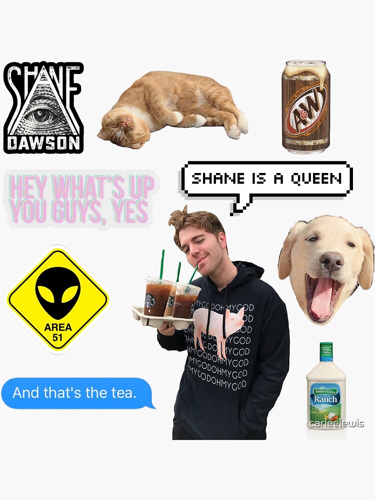 "Shane Dawson Pack" Sticker for Sale by carleelewis | Redbubble