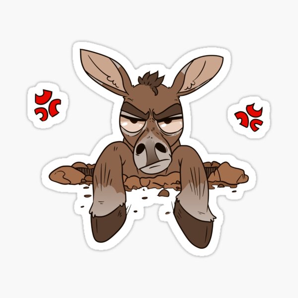 "Donkey Pit" Sticker by question | Redbubble