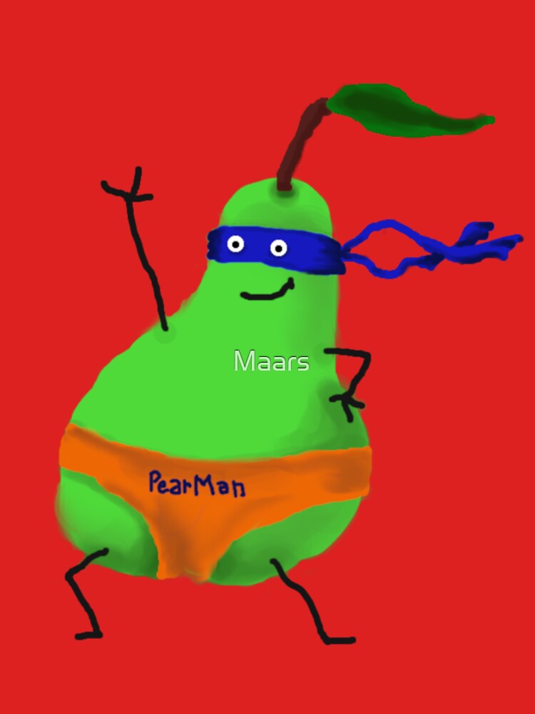 "Pear Man - Mr. Pear - Fanta Pear - Fruit Man" T-shirt by Maars ...