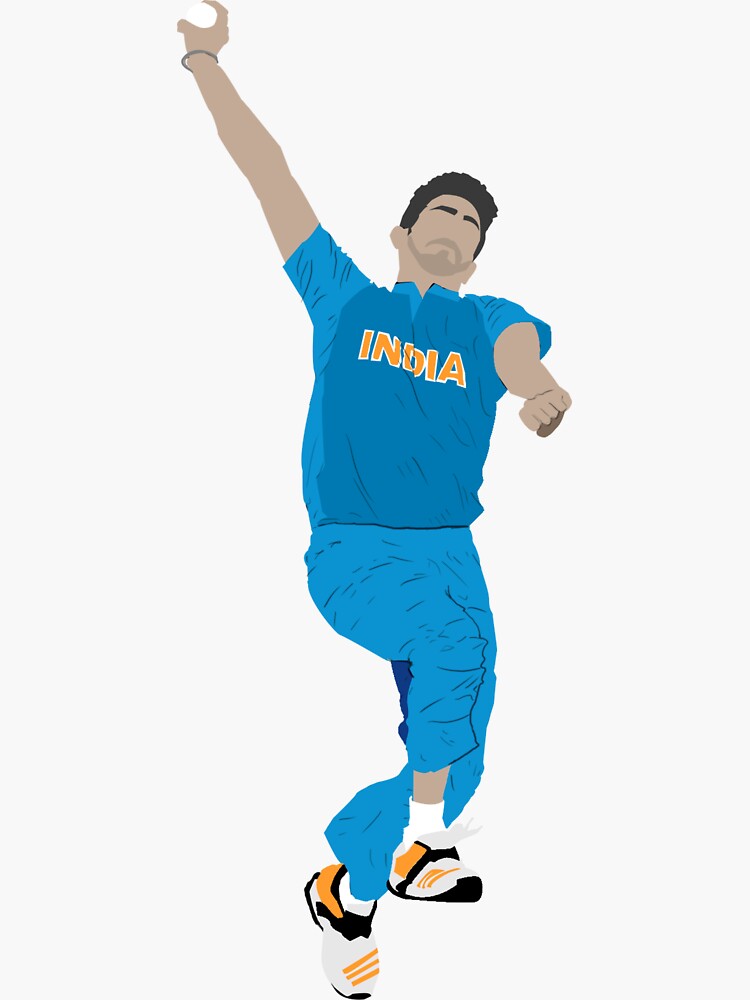 "Jasprit Bumrah" Sticker for Sale by HitFor6 | Redbubble