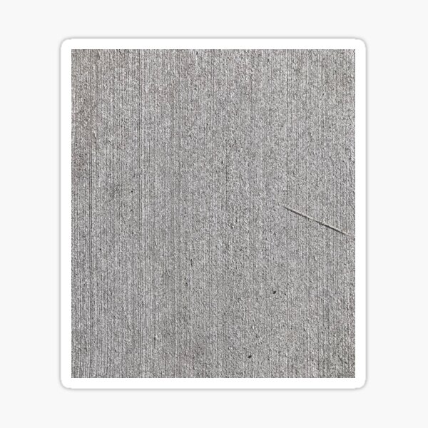 "Fresh Brushed Concrete" Sticker for Sale by AWYEZZA | Redbubble
