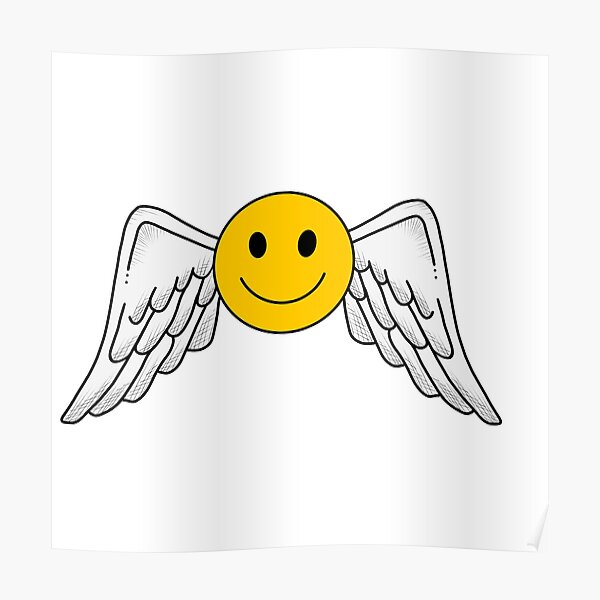 "Smile angel face" Poster for Sale by emmarydzik | Redbubble