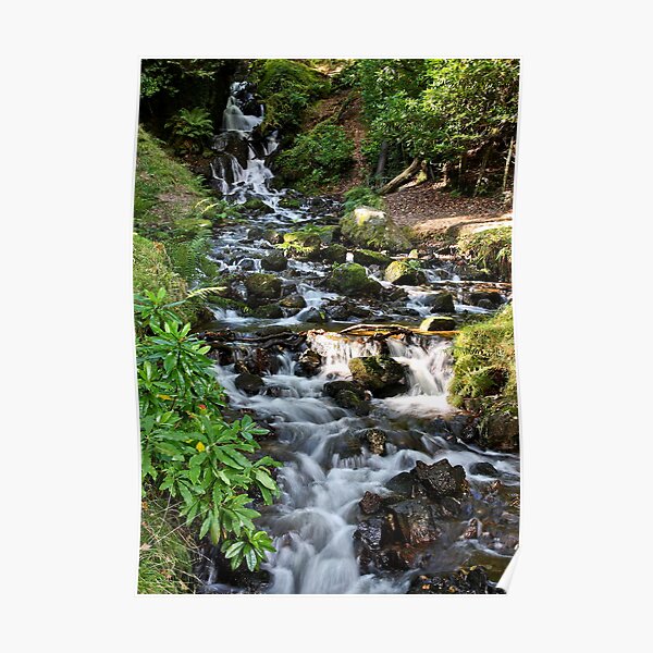 "Waterfall Burrator Dartmoor" Poster for Sale by AlexJa | Redbubble