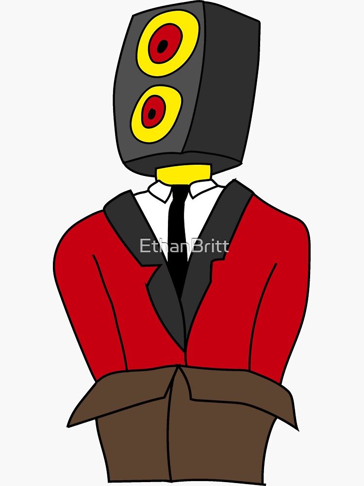"Speaker Head sticker" Sticker by EthanBritt | Redbubble