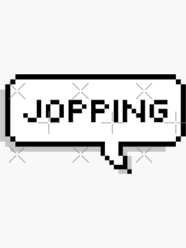 "JOPPING SB STICKER" Sticker by letsgetsticky | Redbubble