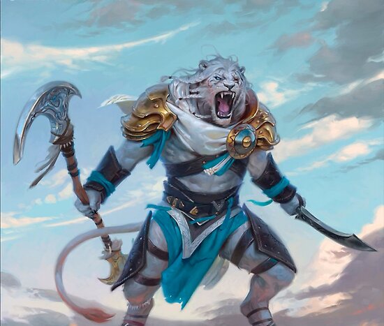 "Ajani -" Poster by FantasyCentral | Redbubble