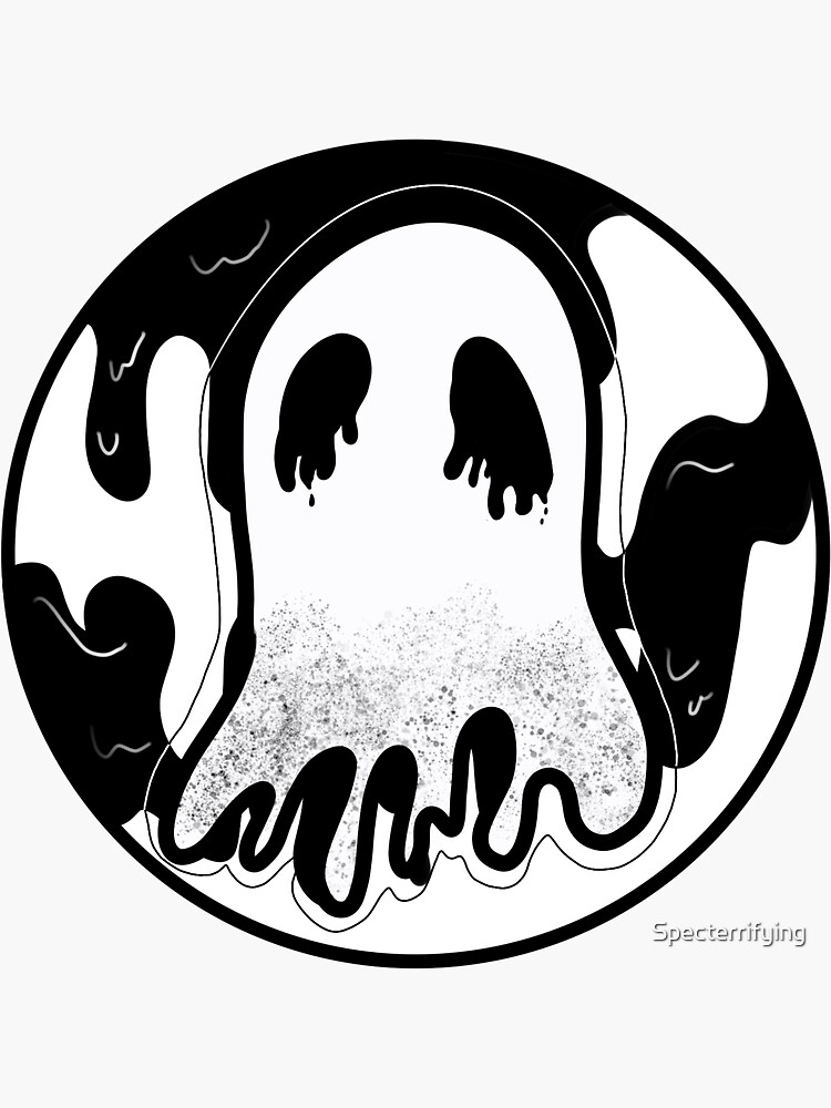 "Weeping Ghost - " Sticker for Sale by Specterrifying | Redbubble