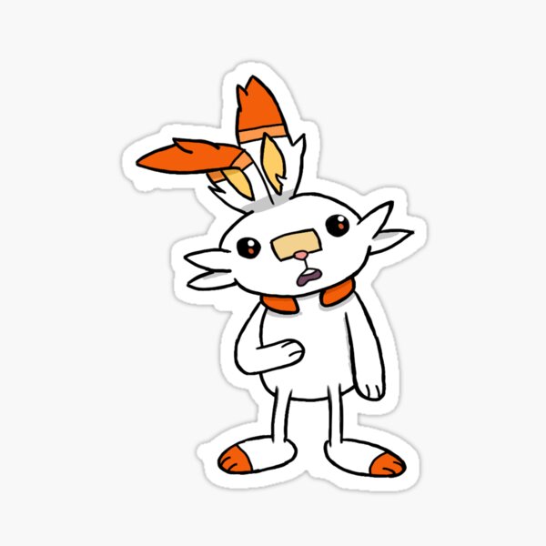 "Scorbunny" Sticker by queermedicine | Redbubble