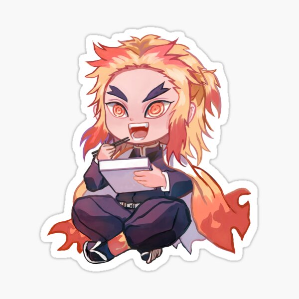 Kimetsu No Yaiba Rengoku Stickers | Redbubble