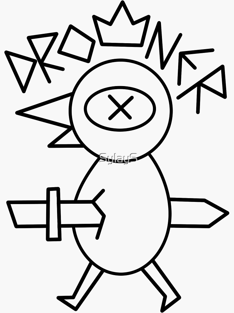 "Night in the Woods: DROWNER" Sticker by SylayS | Redbubble