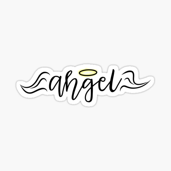 "angel sticker" Sticker for Sale by katelynau | Redbubble