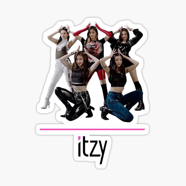 "Itzy" Sticker for Sale by furanzu | Redbubble