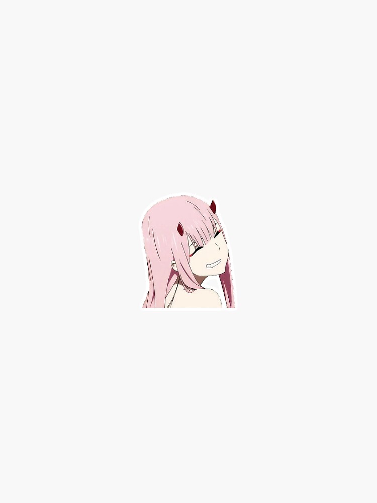 "Zero two" Sticker by daiilow | Redbubble