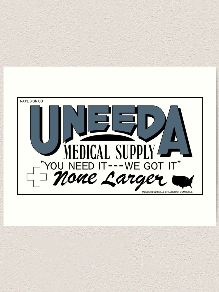 "Uneeda Medical Supply (Return of the Living Dead)" Art Print for Sale ...
