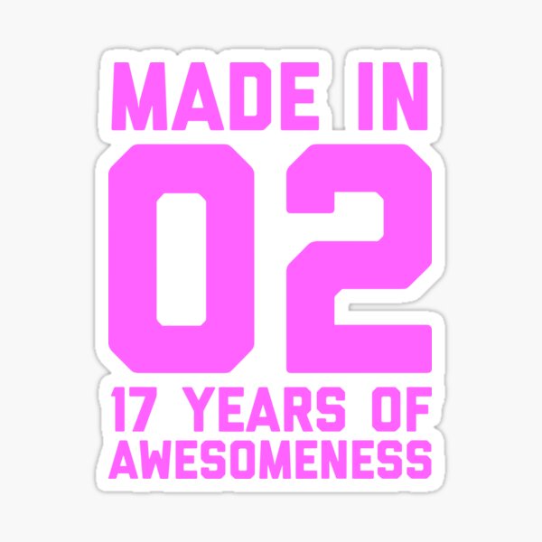 "17th Birthday Teen Girls Age 17 Year Old Niece" Sticker for Sale by ...