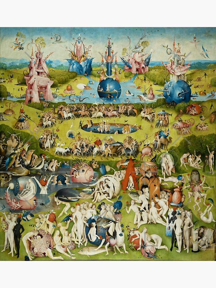 Hieronymus Bosch - Garden of Earthly Delights Poster Premium Matte ...