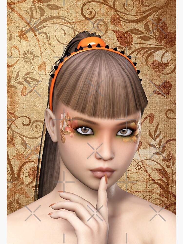 "Flower Child, fantasy art" Poster by LoneAngel | Redbubble