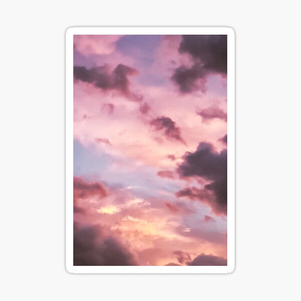 "aesthetic clouds sticker" Sticker for Sale by mediumsociety | Redbubble