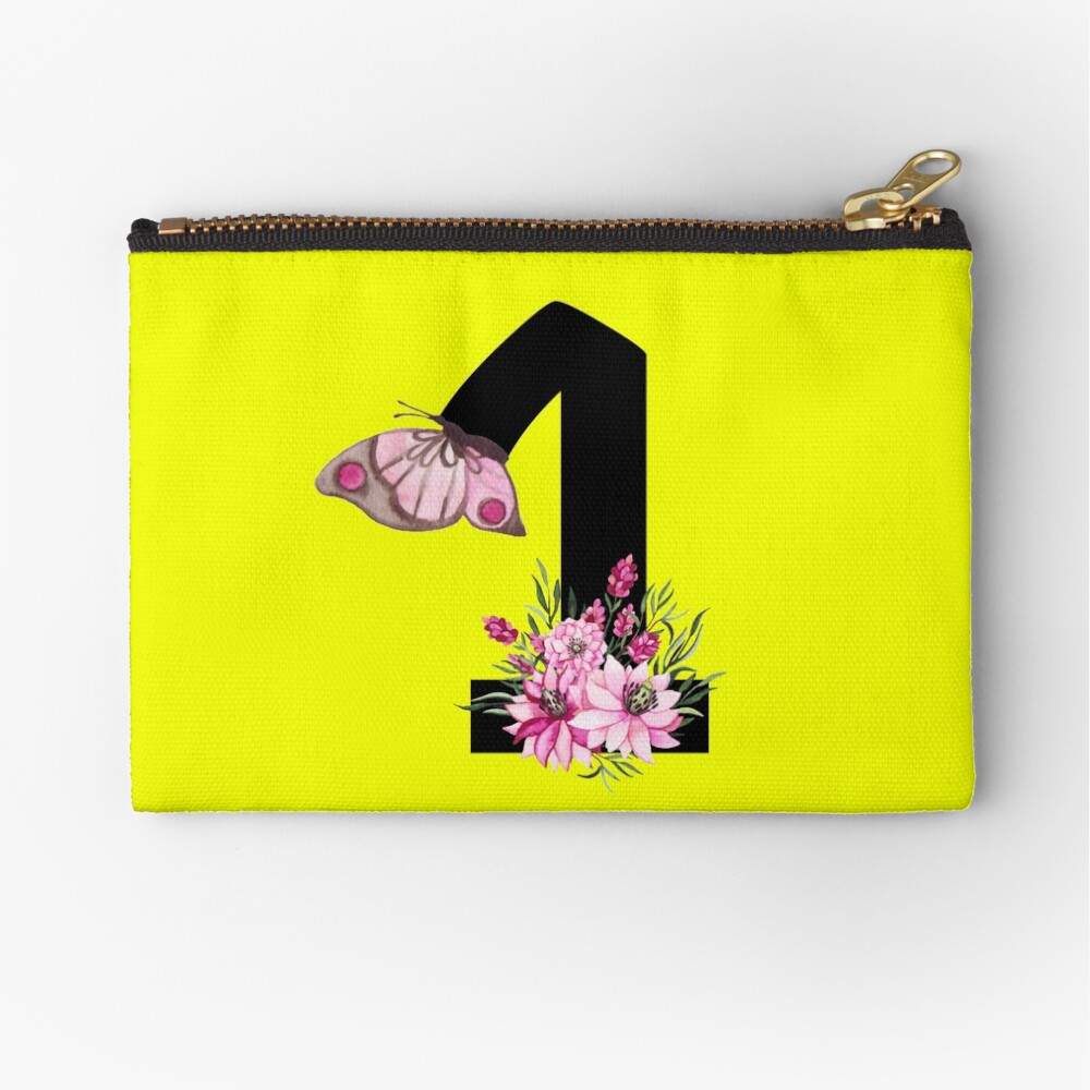 number monogram pink flower butterfly – atevern