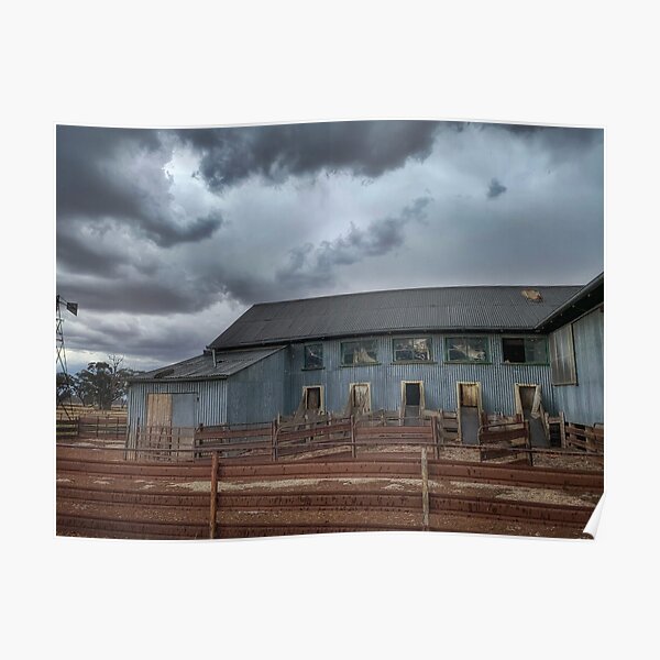 "Shearing Shed" Poster by birni | Redbubble
