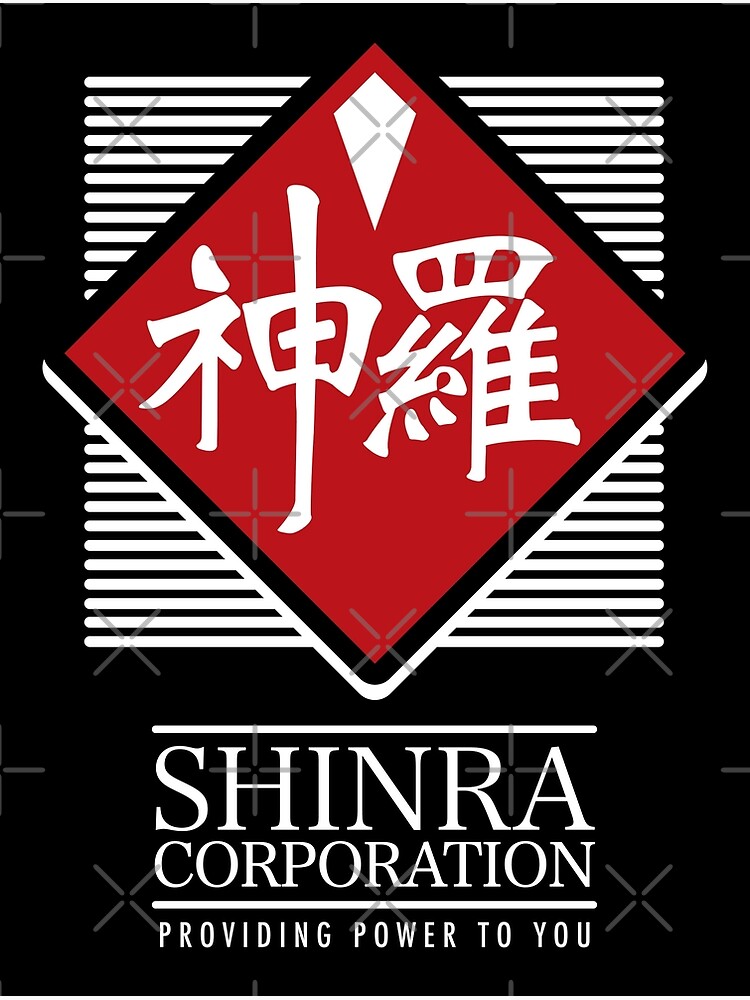 "Final Fantasy VII Shinra Corp T-Shirt - Inspired by FF7 Corporation by ...