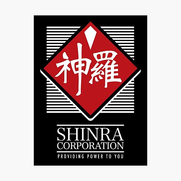 "Final Fantasy VII Shinra Corp T-Shirt - Inspired by FF7 Corporation by ...