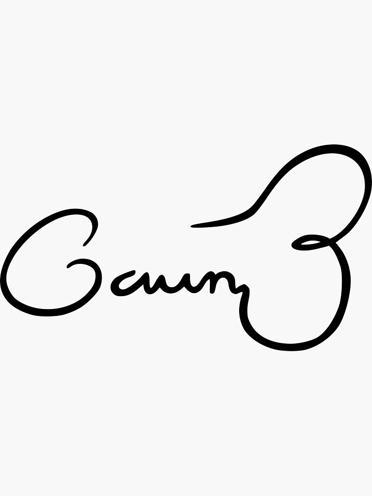 "Gavin Belson Signature " Sticker for Sale by ArtByNathan | Redbubble